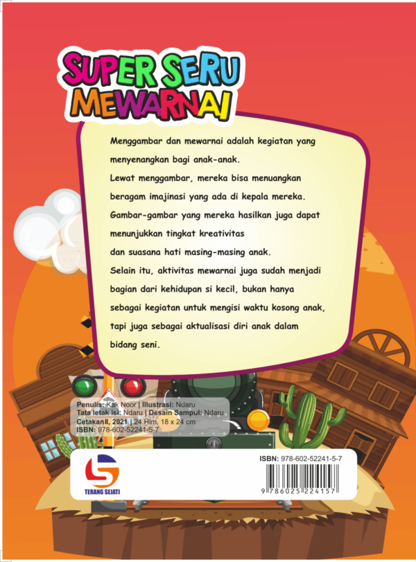 Super Seru Mewarnai: Kereta Api - Penerbit Terang Sejati